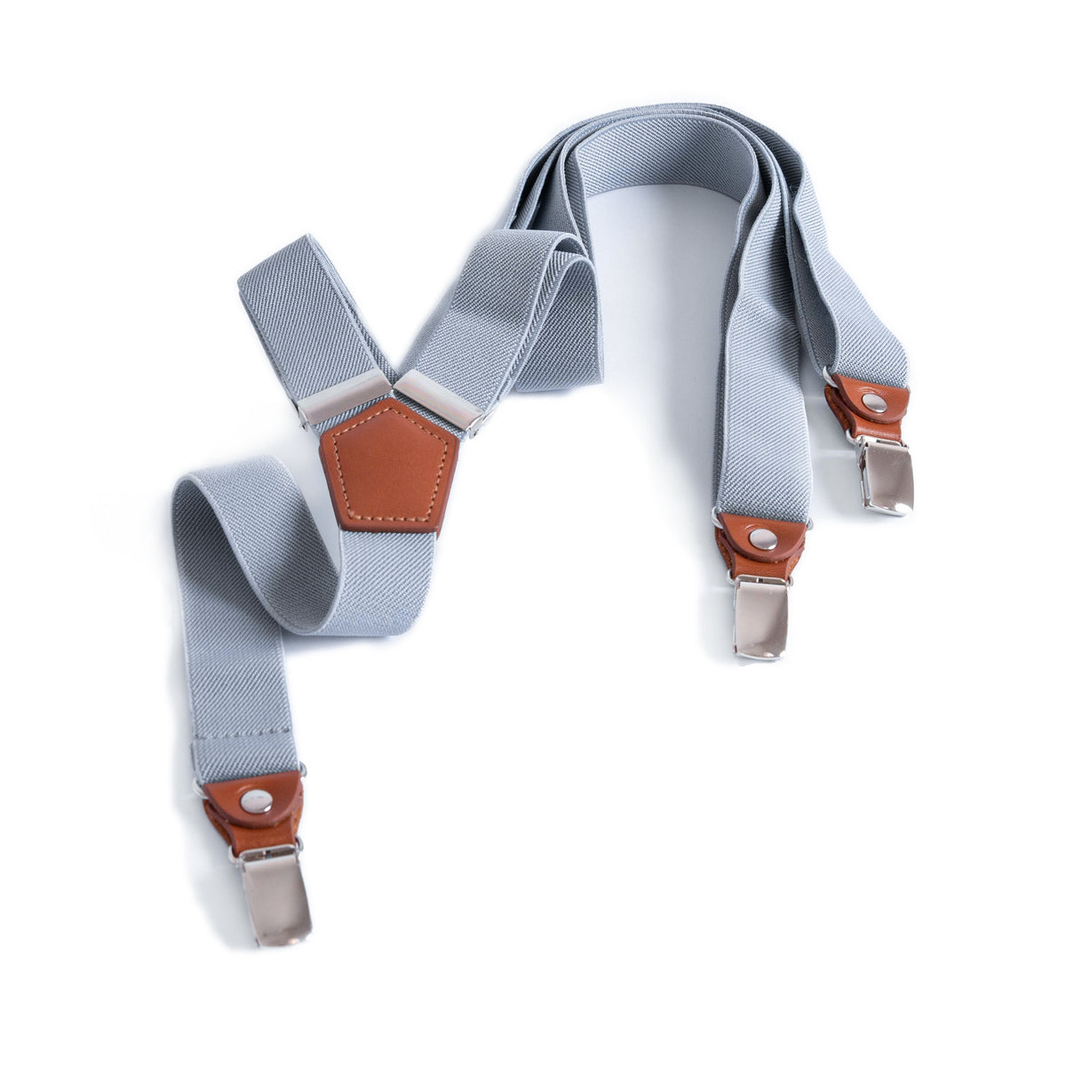 Grey Groomsmen Suspenders | Groomsman Gear