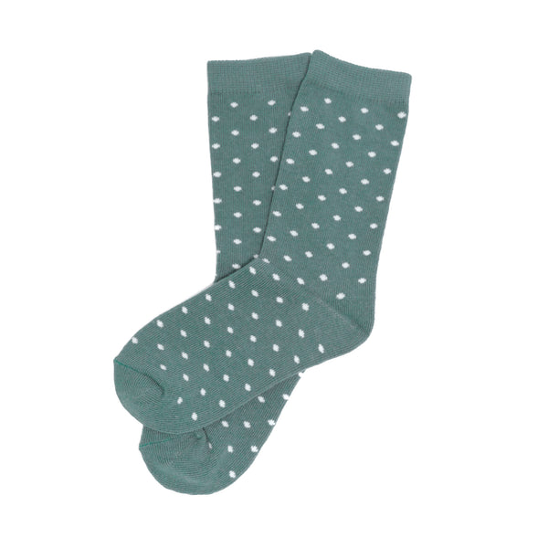 Sage Green Polka Dot Ring Bearer Socks for Toddlers and Kids ...